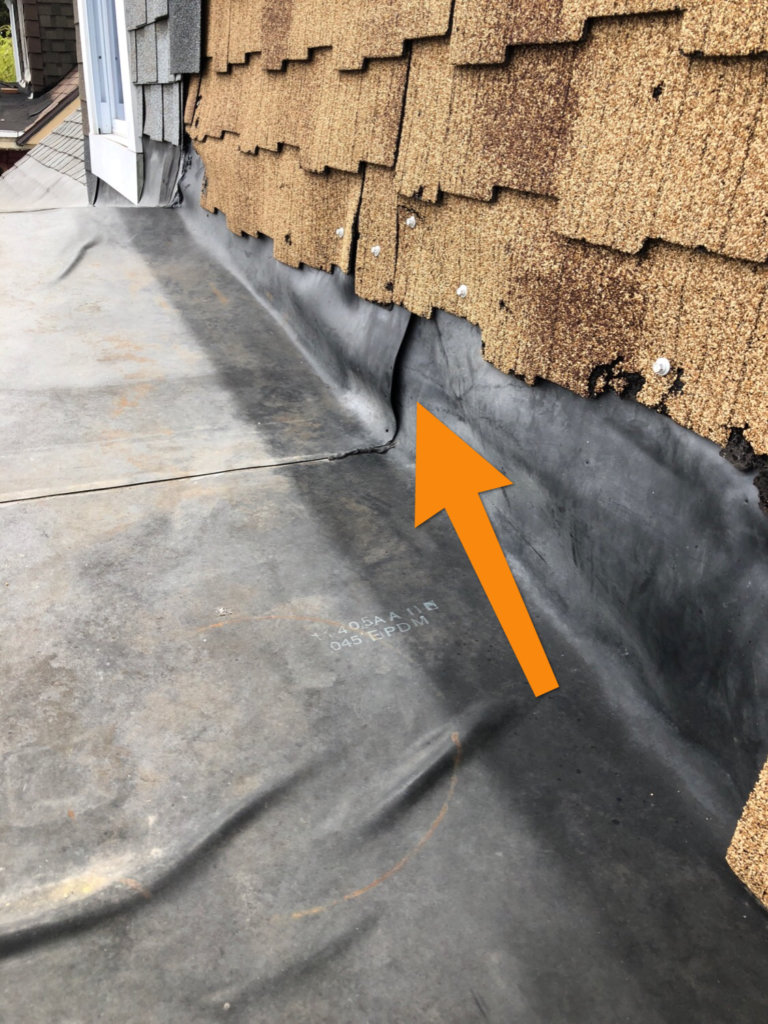 Rubber roof defects - Precise Inspecting